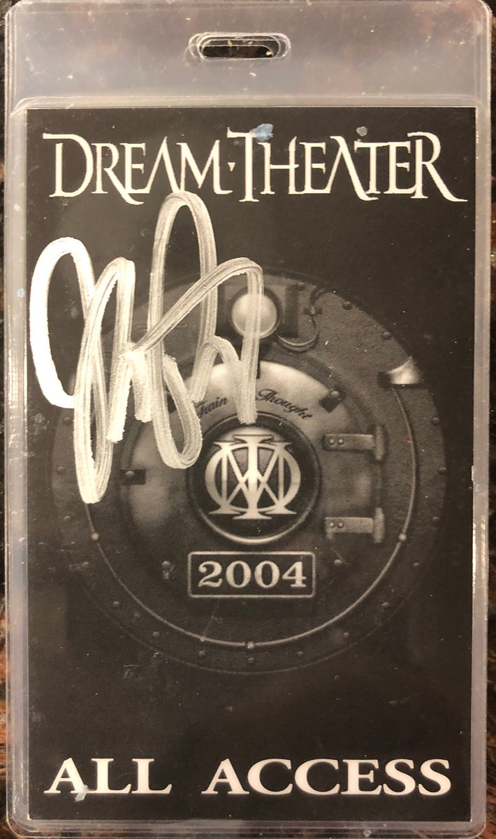 Autographed Train Of Thought 2004 Tour Laminate – MP4 Productions